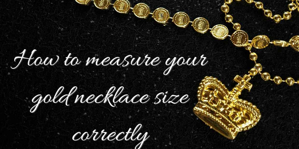 Measure your gold necklace size correctly