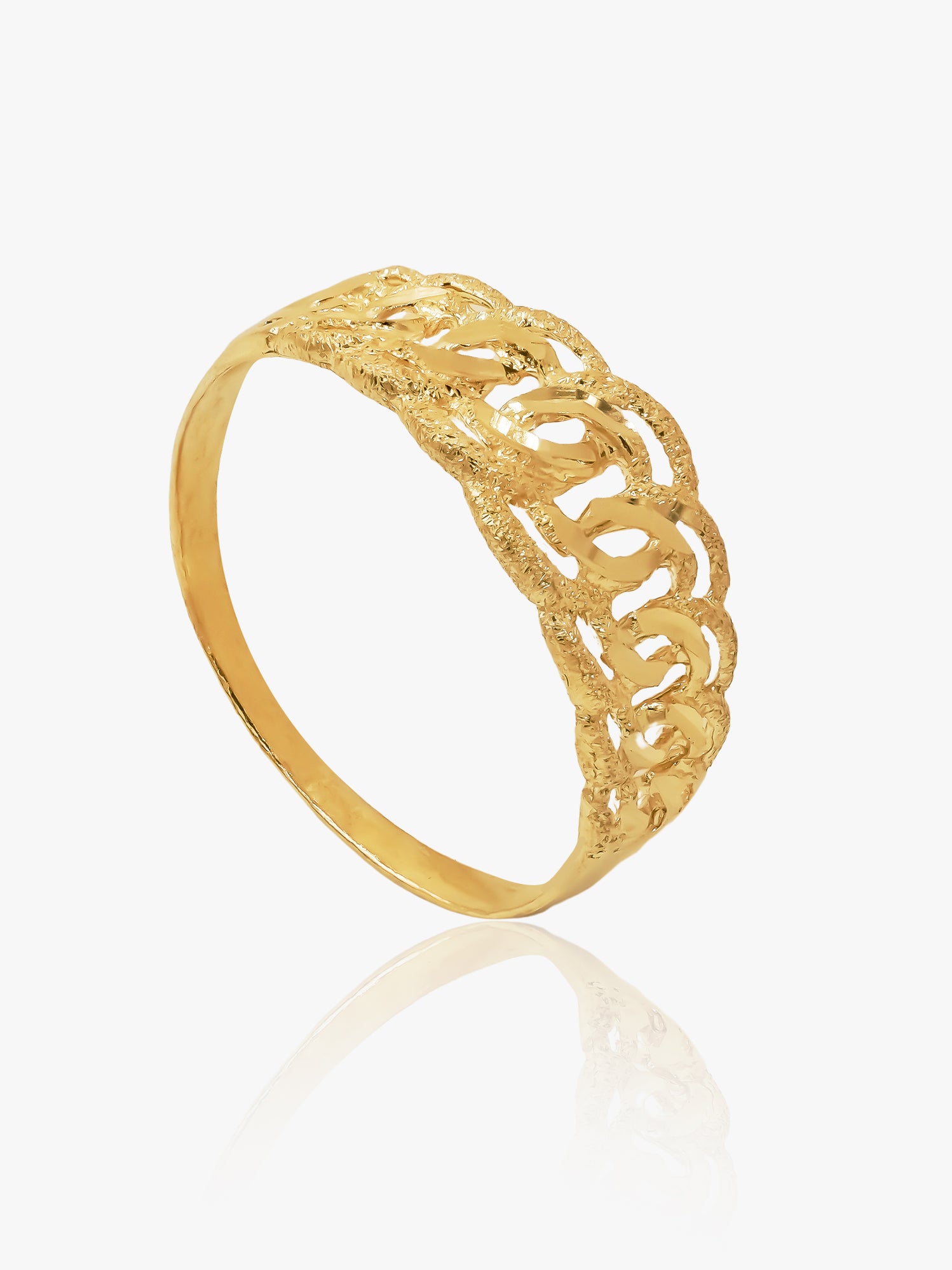 916 Gold Coco Fancy Ring