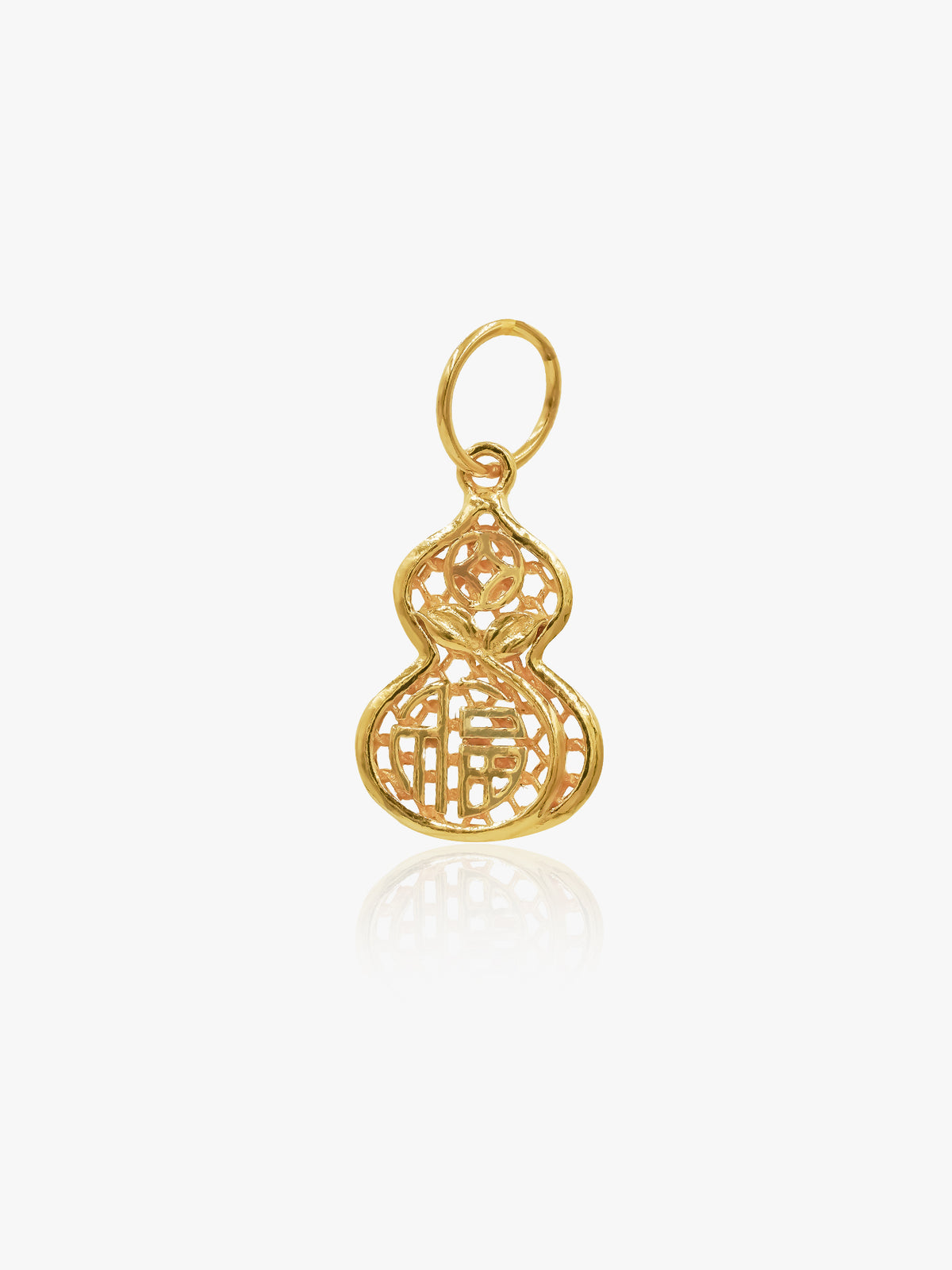 916 Gold Hulu Coin Pendant