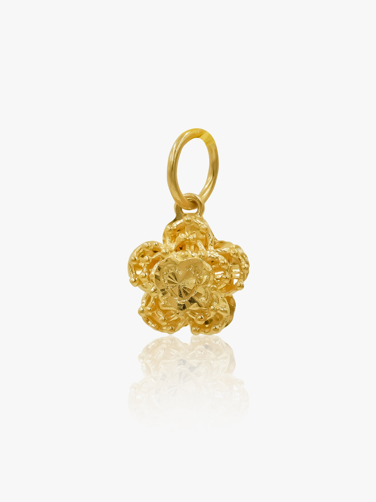 916 Gold Rose Pendant