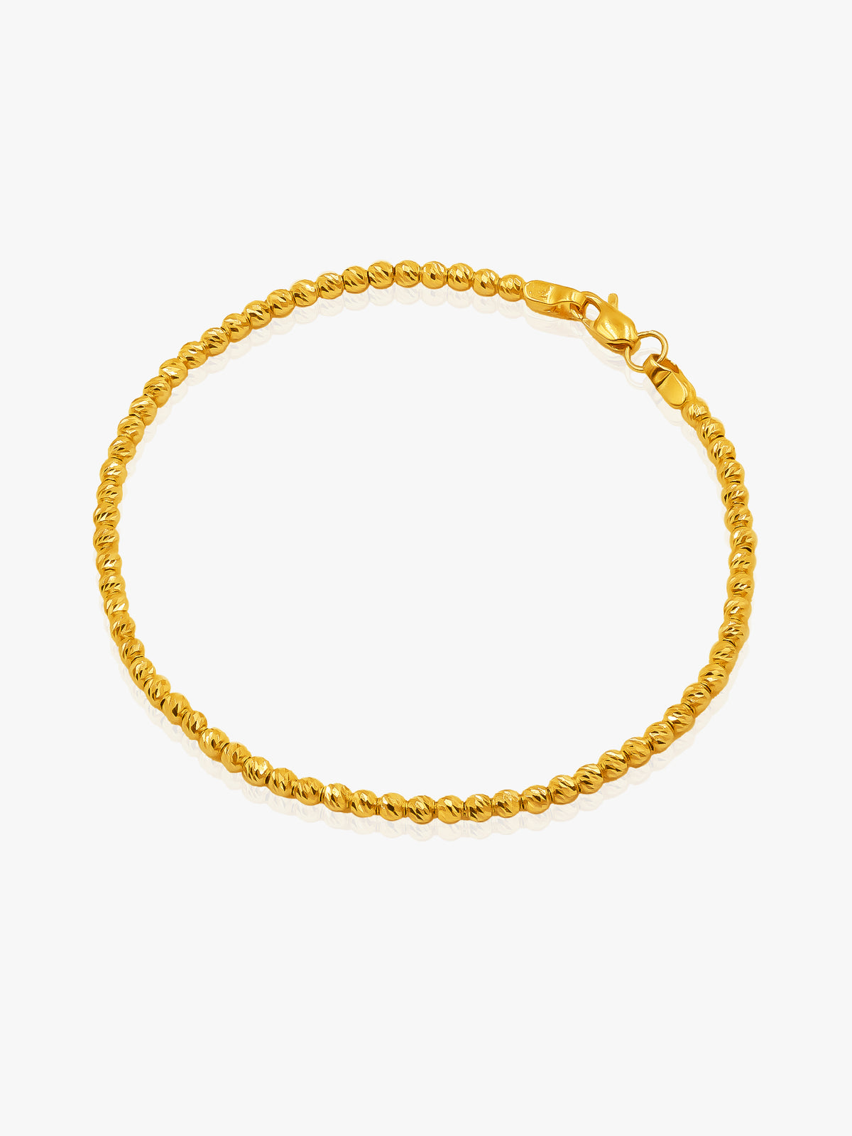 916 Gold Beads Bracelet