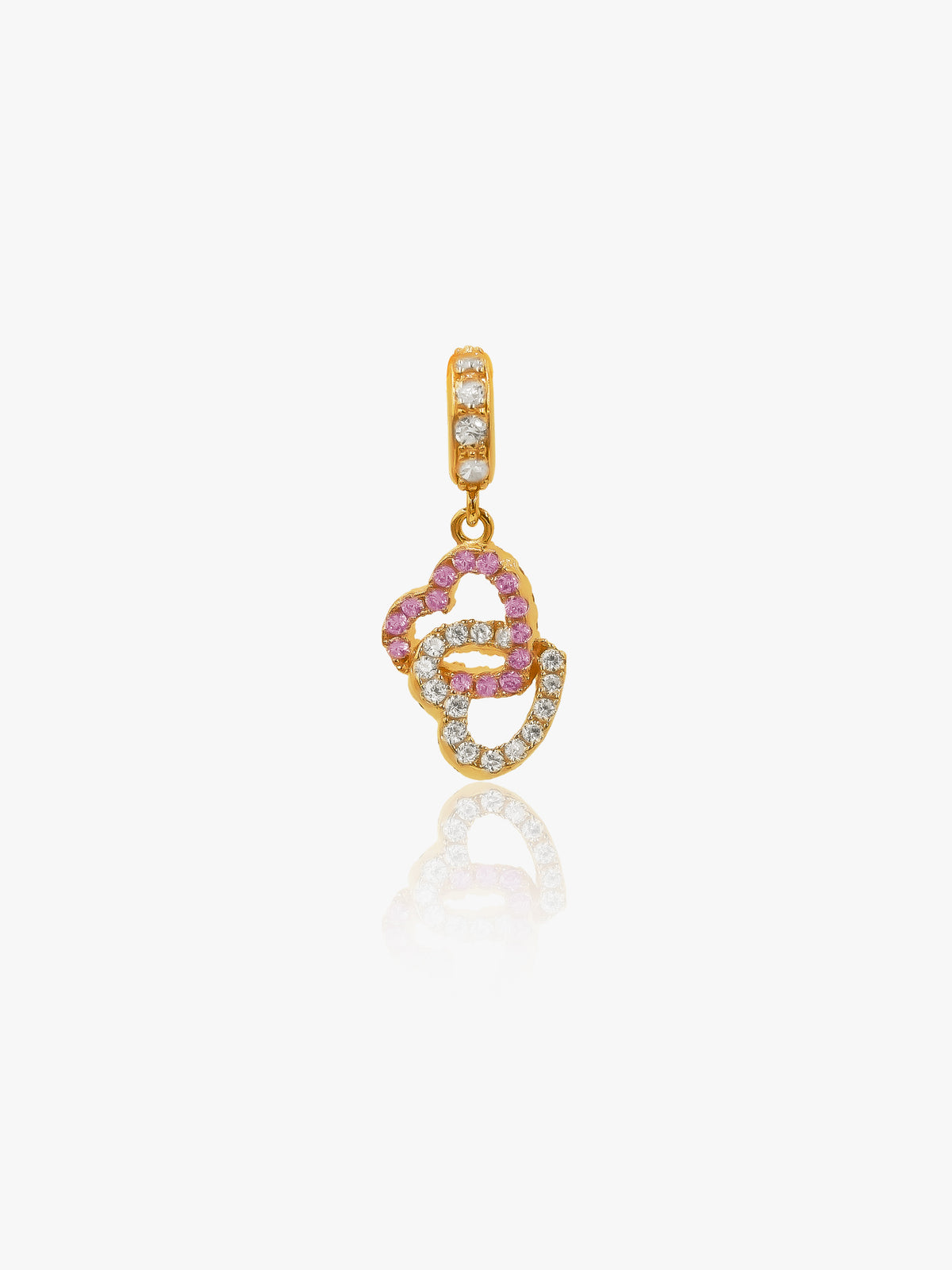 916 Gold Love Lock Charm