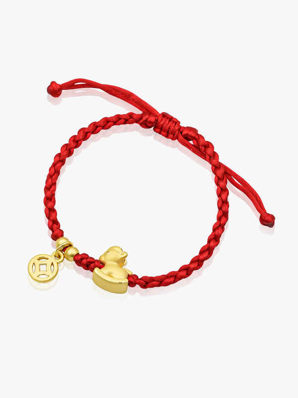 Gold String Bracelet
