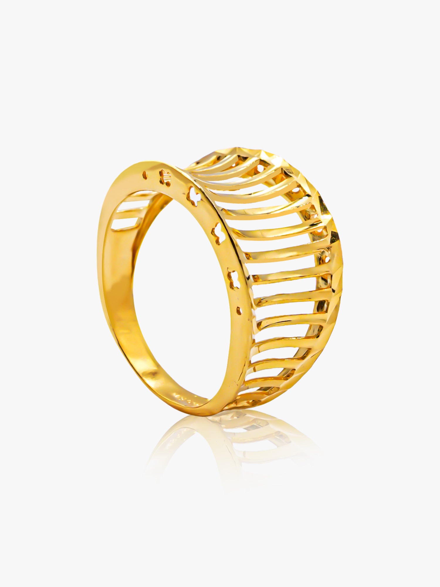 916 Gold Bold Ring | Starlight Jewellery